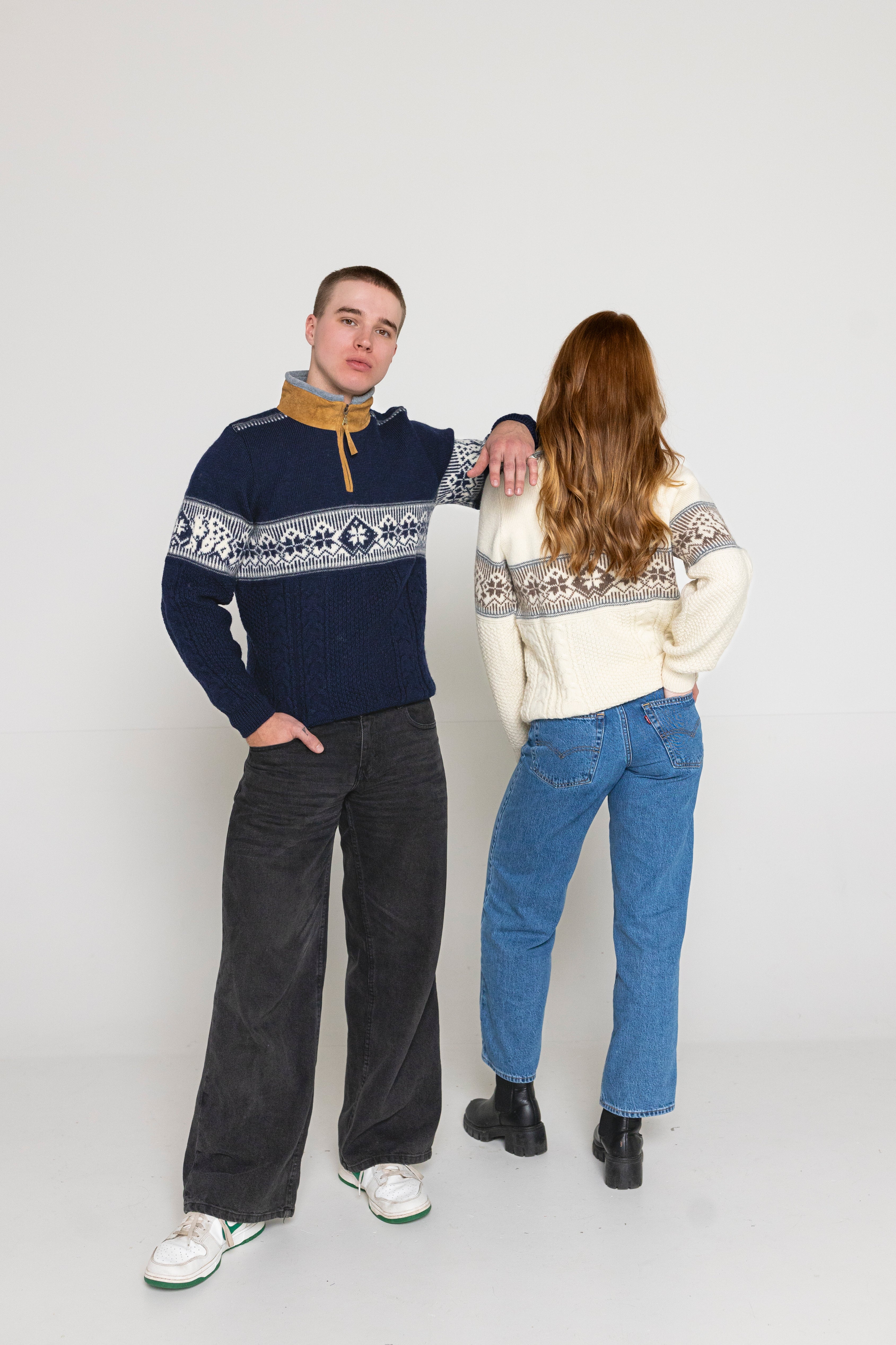 Norlender - Spitzbergen Sweater - Navy – Amos & Andes Canada Inc